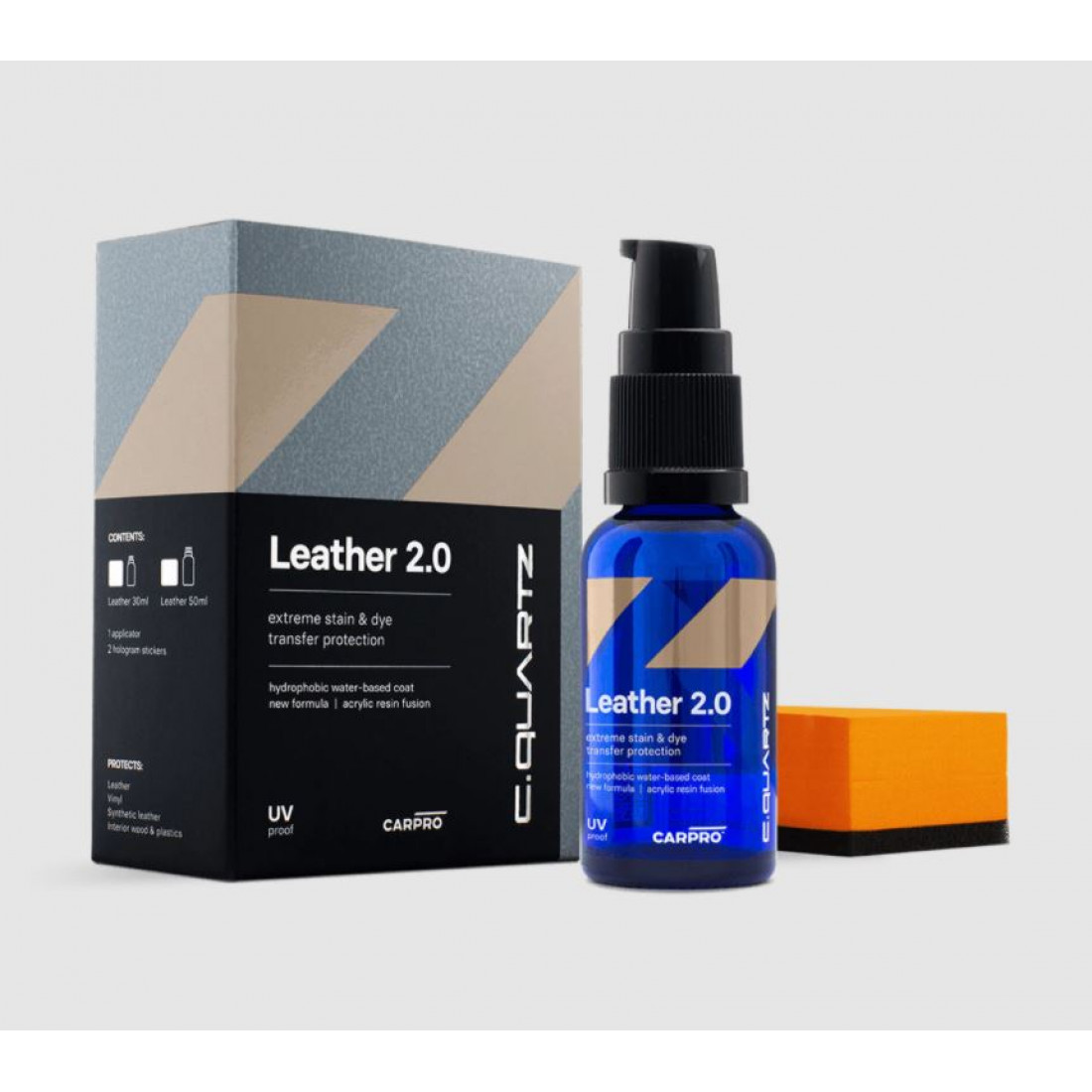 CarPro CQuartz Leather 2.0 30ml - CQuartz Leather 2.0